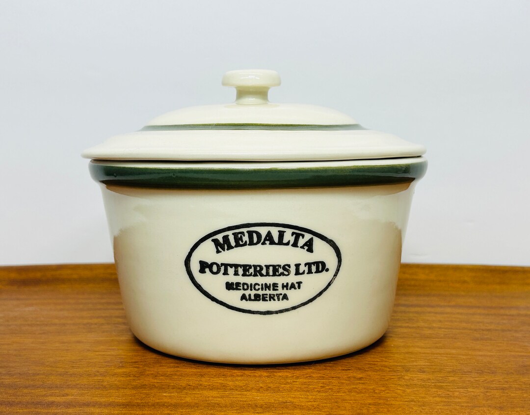 Medalta Potteries Lidded Casserole Dish Reproduction From Original Mold ...