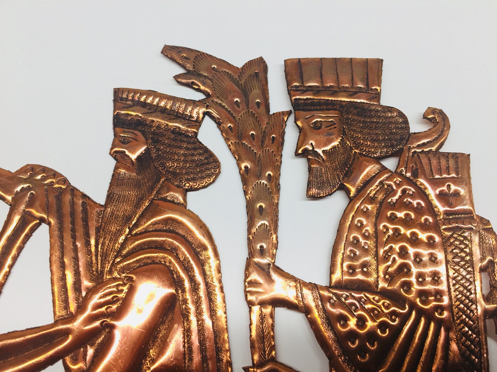 Vintage Copper Art Copper Relief Art Medieval Lion Hunt Design - Etsy UK