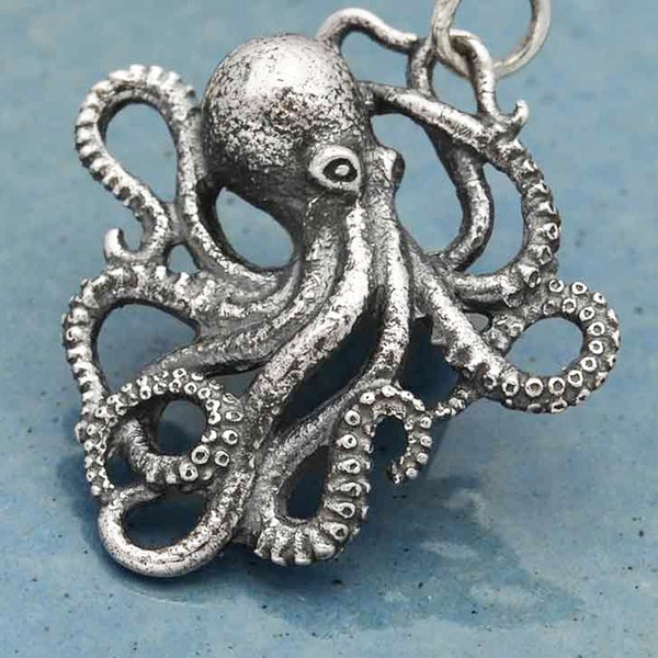 Octopus Necklace - Etsy