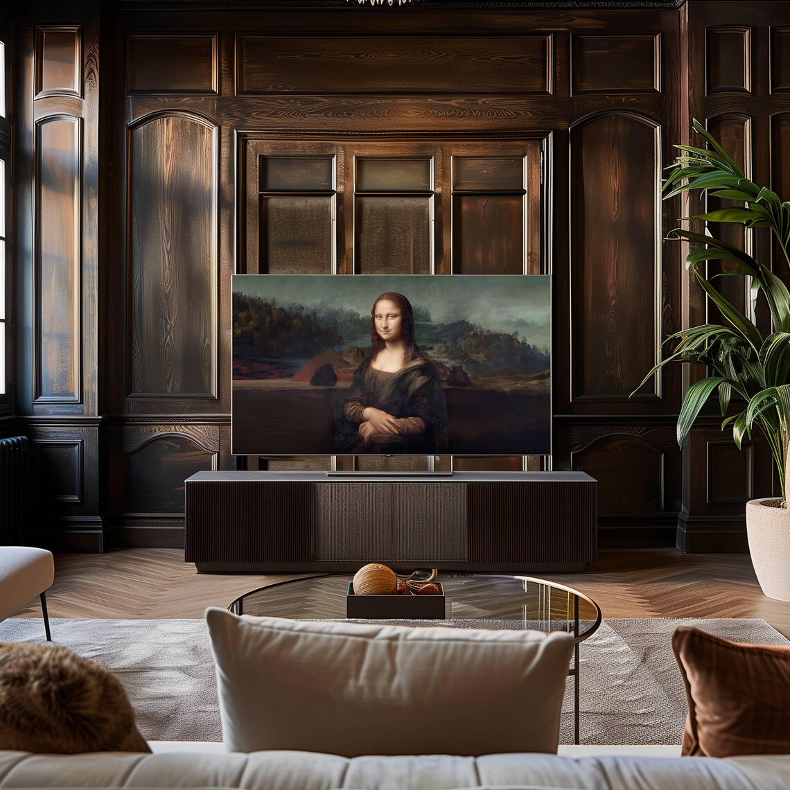 Mona Lisa Samsung Frame TV Art: Da Vinci Renaissance Painting (digital ...
