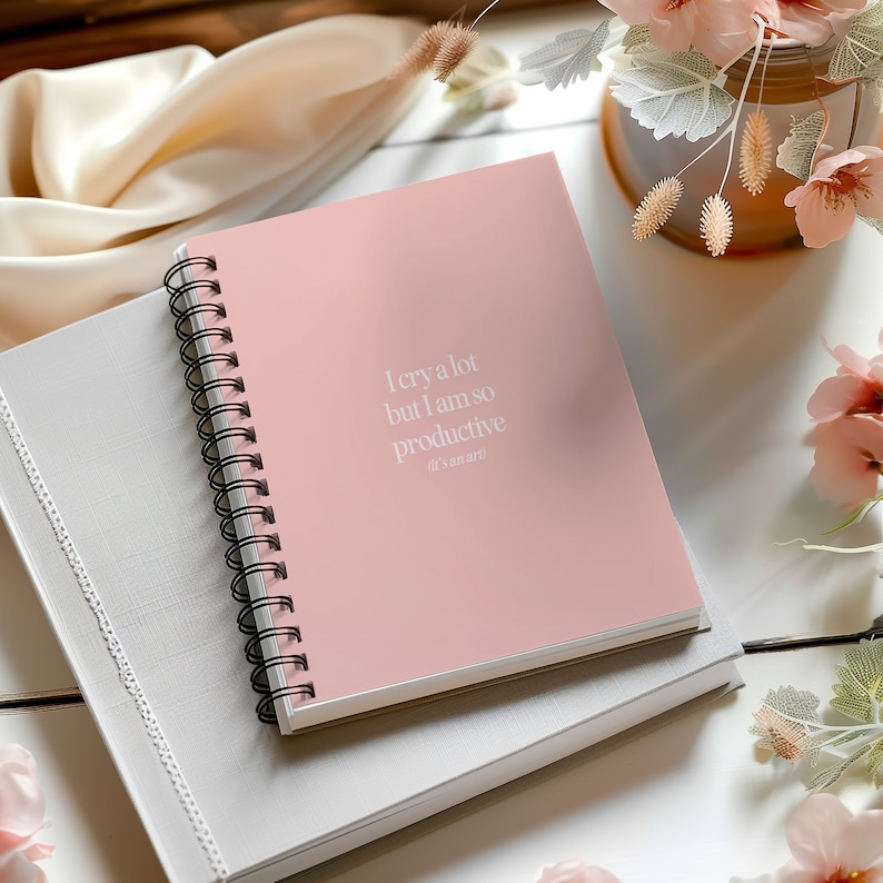 Cry a Lot but so Productive Taylor-inspired Journal With Lined Pages ...