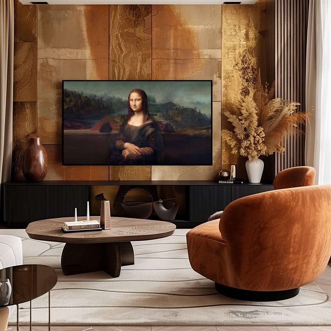 Mona Lisa Samsung Frame TV Art: Da Vinci Renaissance Painting (digital ...