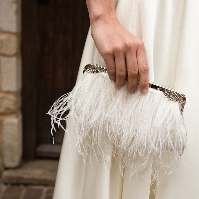Ostrich Feather Purse - Etsy