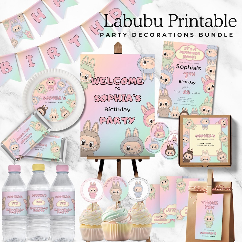 Labubu Template Box - Etsy