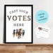 Vote Here Sign & Ballot Slips Template, Kentucky Derby Party, Racing ...