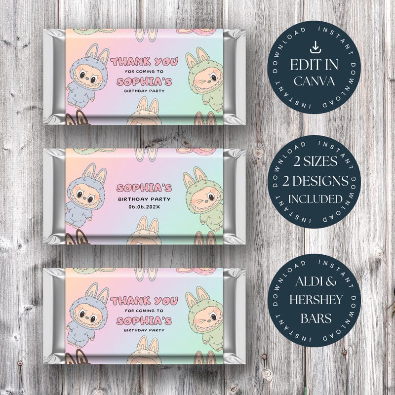 Labubu Template Box - Etsy