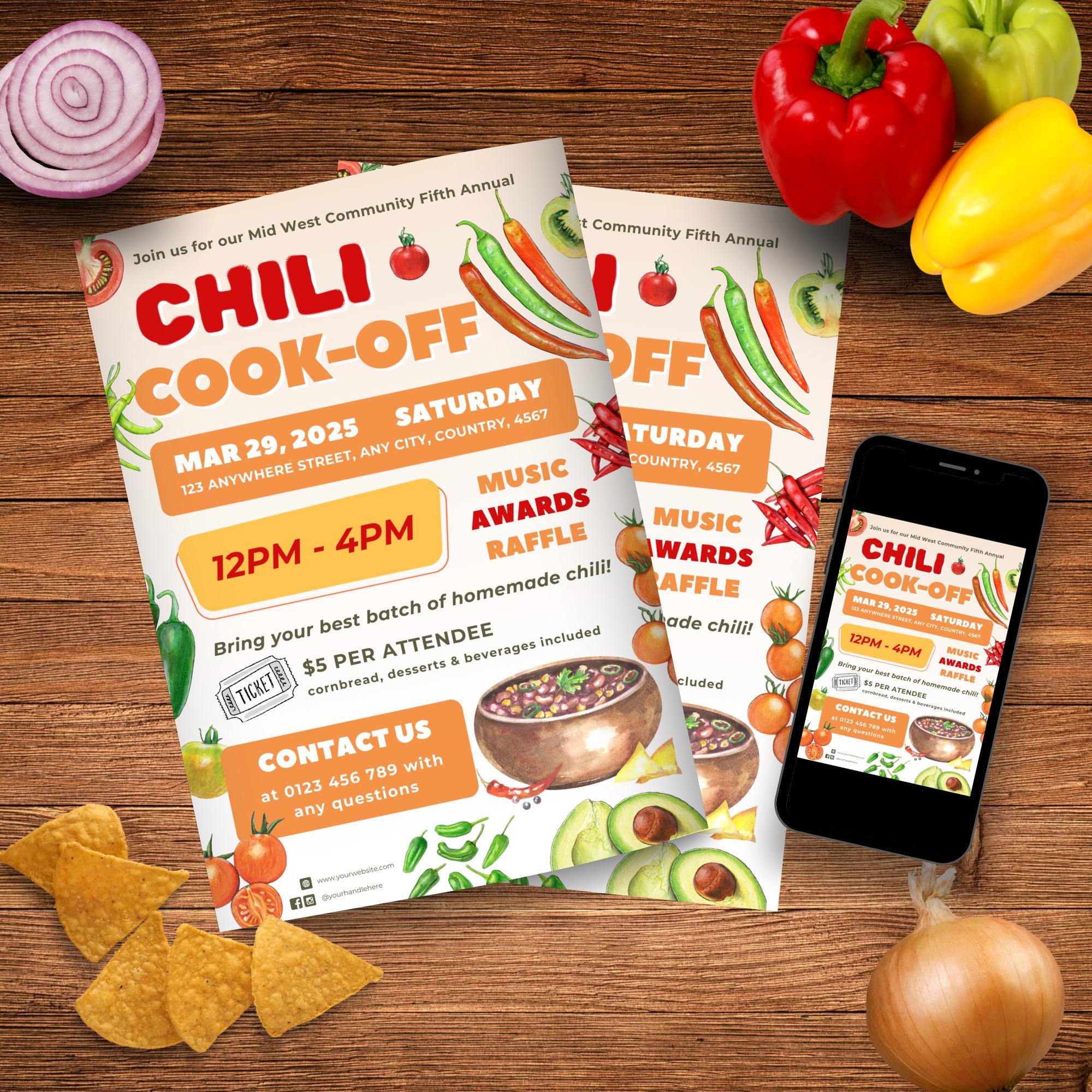 Printable Chili Cook off Activities Bundle, Contest Kit Flyer, Kids ...