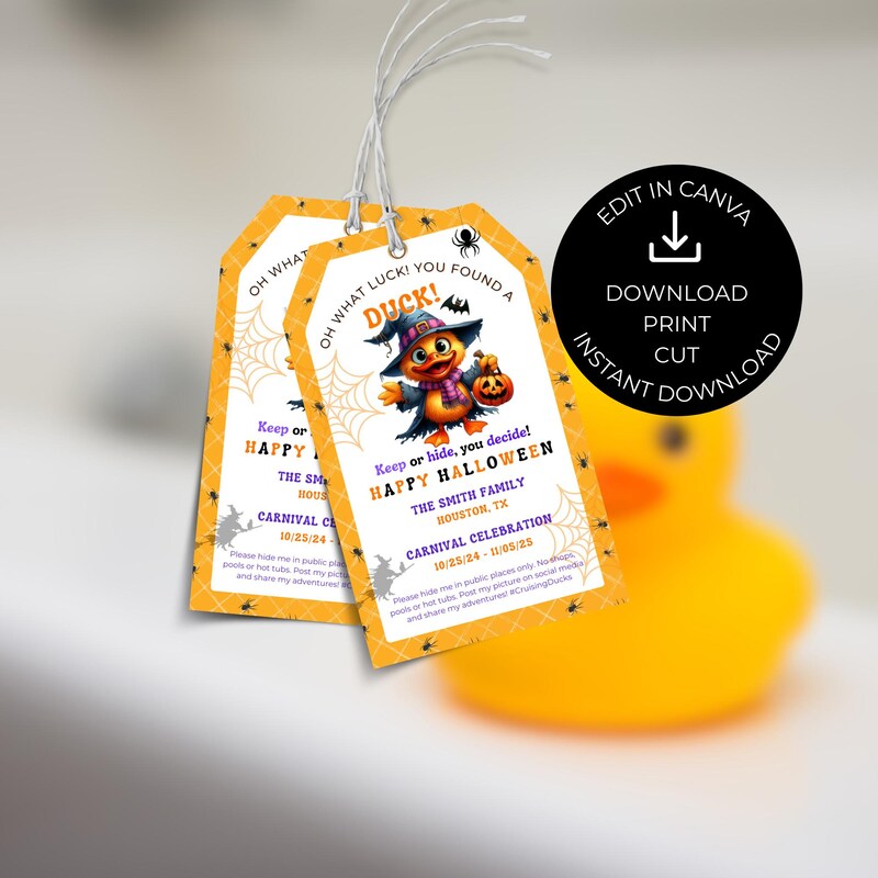 Cruising Duck Labels - Etsy