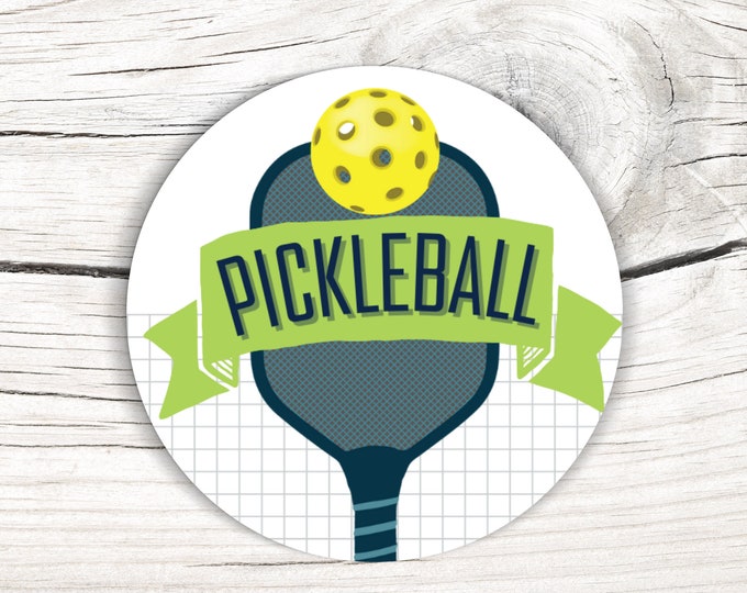 Pickleball Printable Cupcake Toppers, Instant Download, Pickleball Gift ...