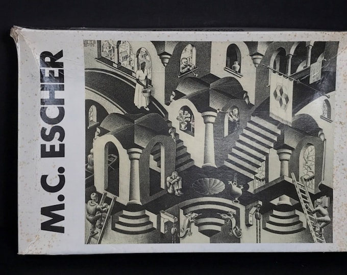 M C Escher Art Book the World of M C Escher Abrams 1971 Edited - Etsy
