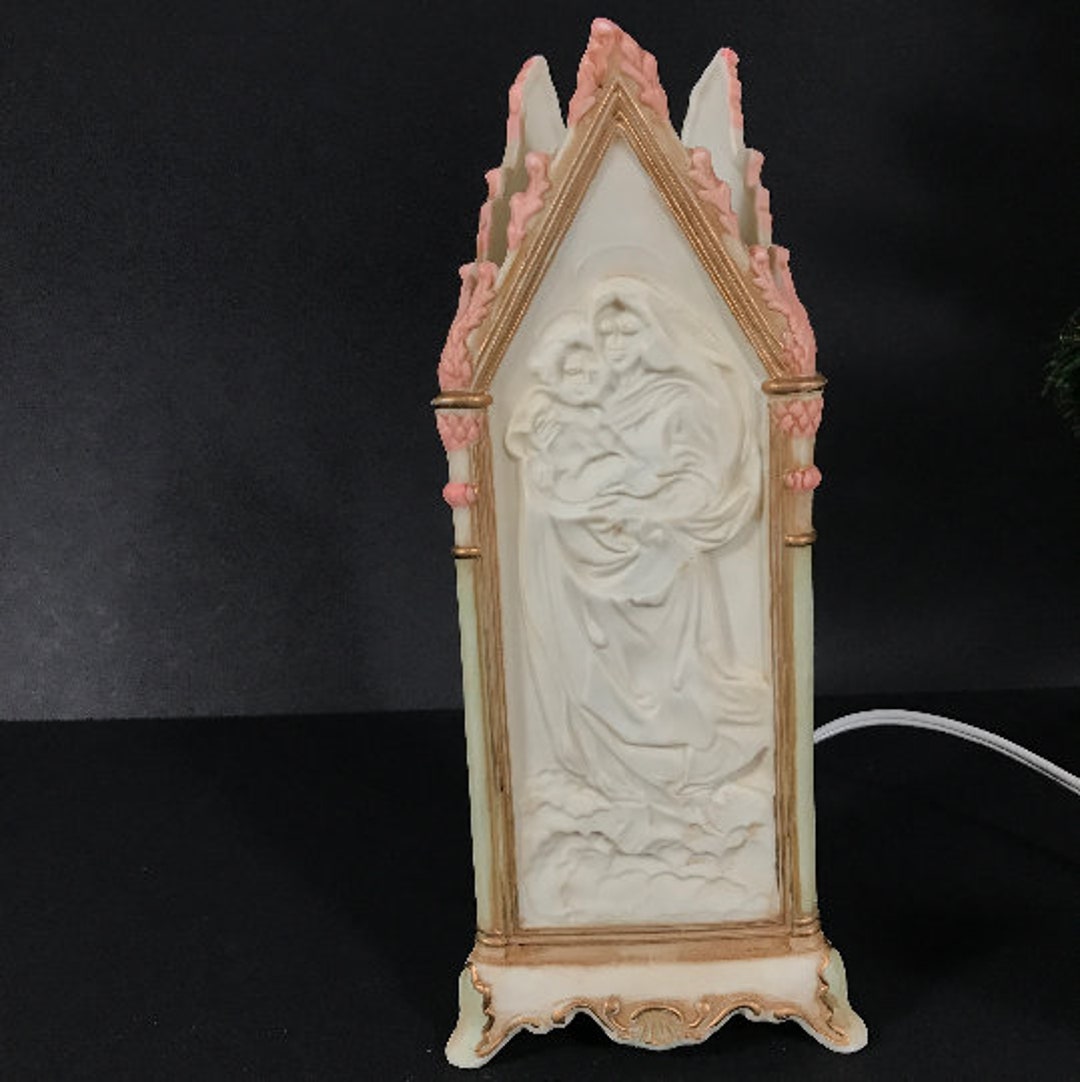 Vintage Porcelain Angel Night Light Ethereal Nursery Decoration ...