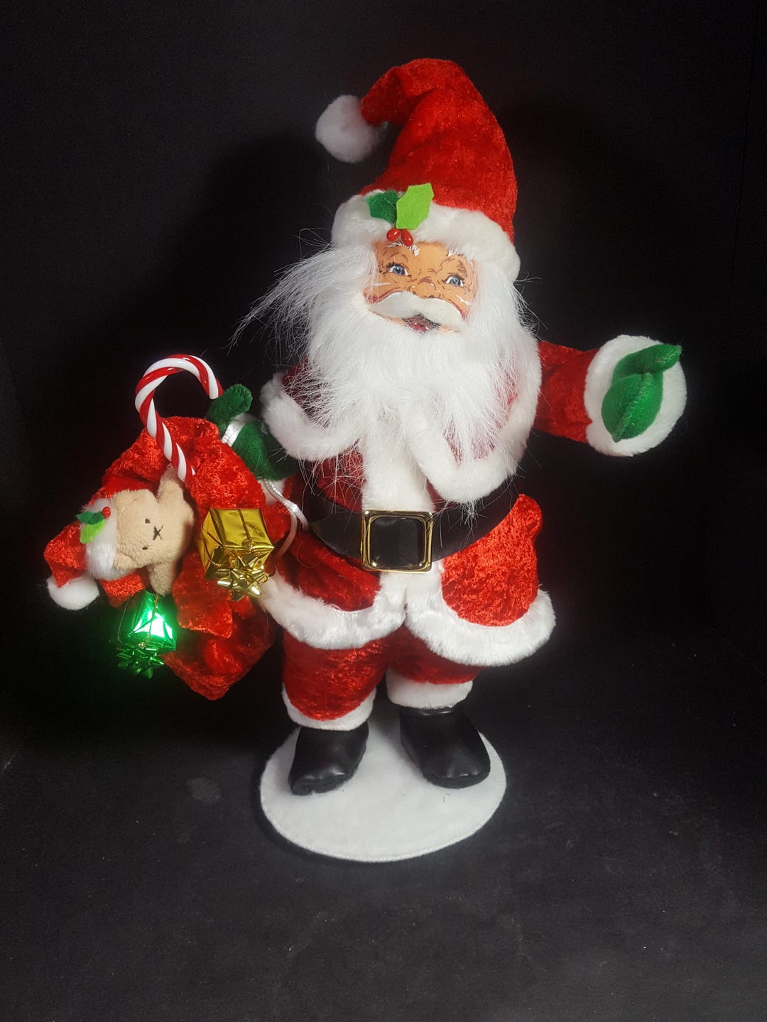 Annalee Santa Claus Doll Xmas Decoration Collectible Vintage Felt Doll ...