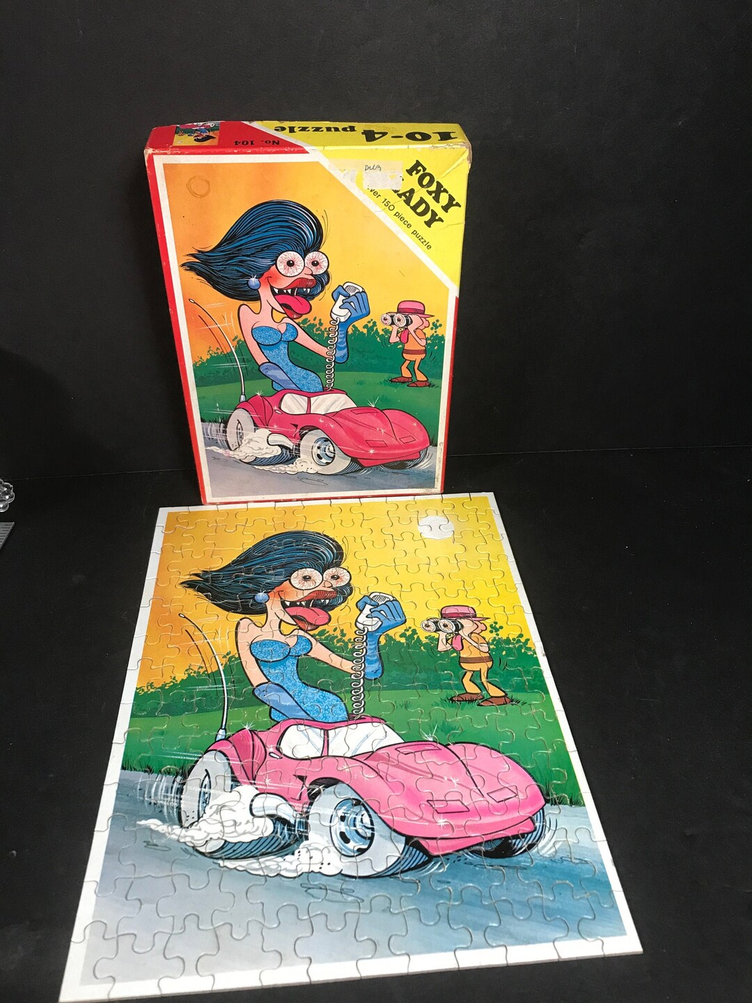 Foxy Lady Puzzle Hot Rod Monsters Weird Ohs Funny Mads Rat Fink 1960s ...