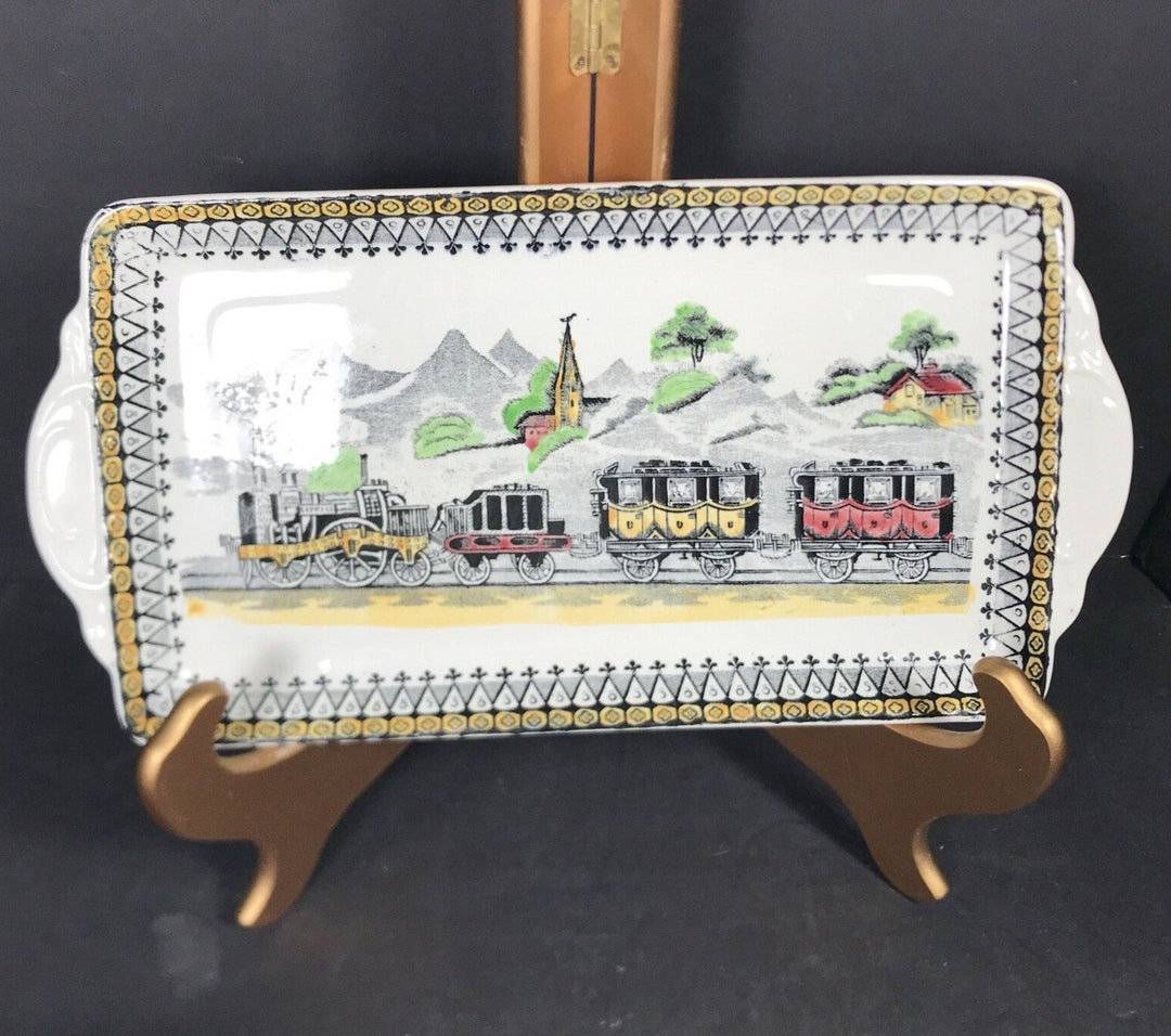 Vintage Railway Rectangular Tray by Portland Pottery Made in England ...