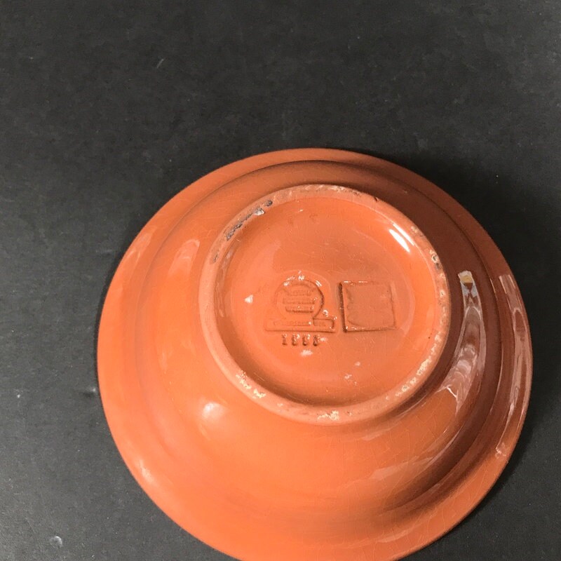 Vintage Redware pottery signed Rowe pottery Small Bowl | Etsy