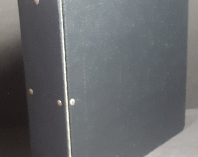 3 Ring Binder Piano Hinge Heavy Duty Black Archival Supply Vintage ...