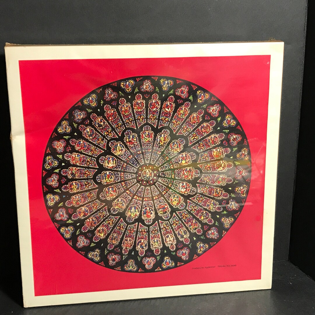 Vintage Notre Dame Rose Window Puzzle NEW 1970's - Etsy