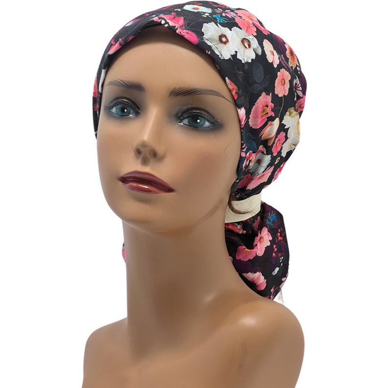 Alexa Ponytail & Lining”space” Scrub Cap for Women,surgical Large ...