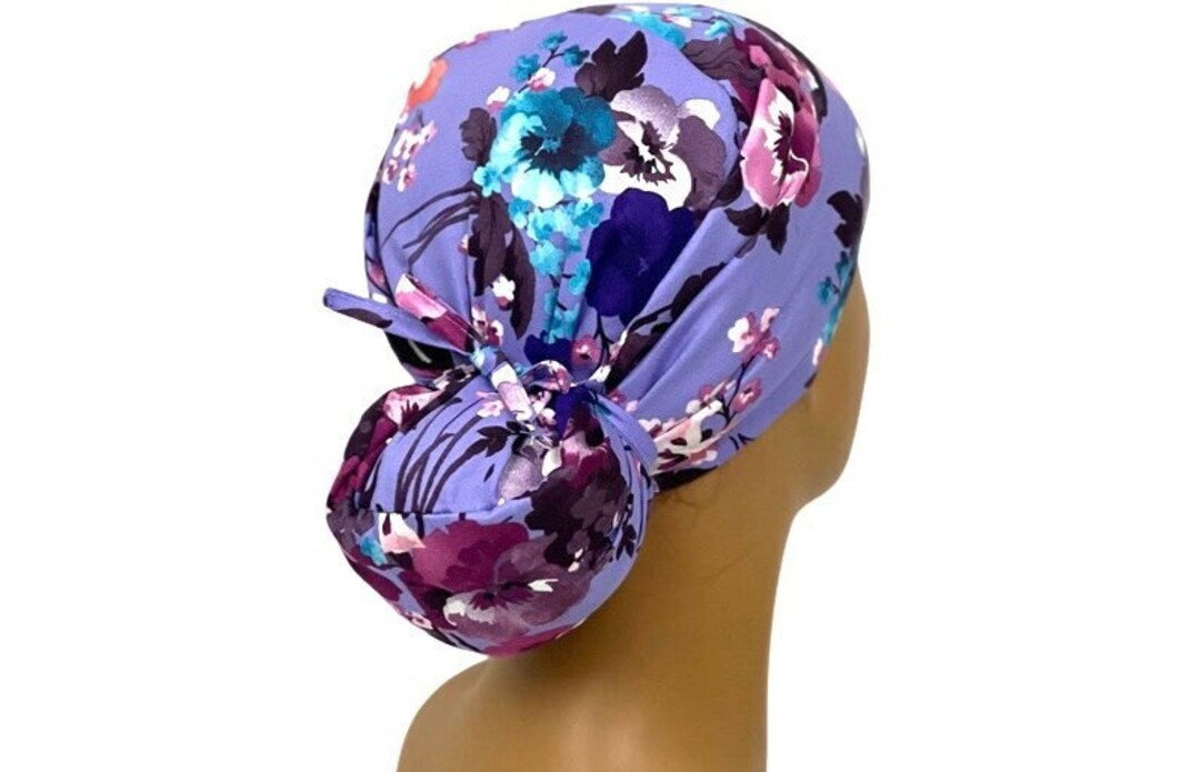 Ava Ponytail Scrub Cap Ava Ponytail Scrub Cap for Women - Etsy