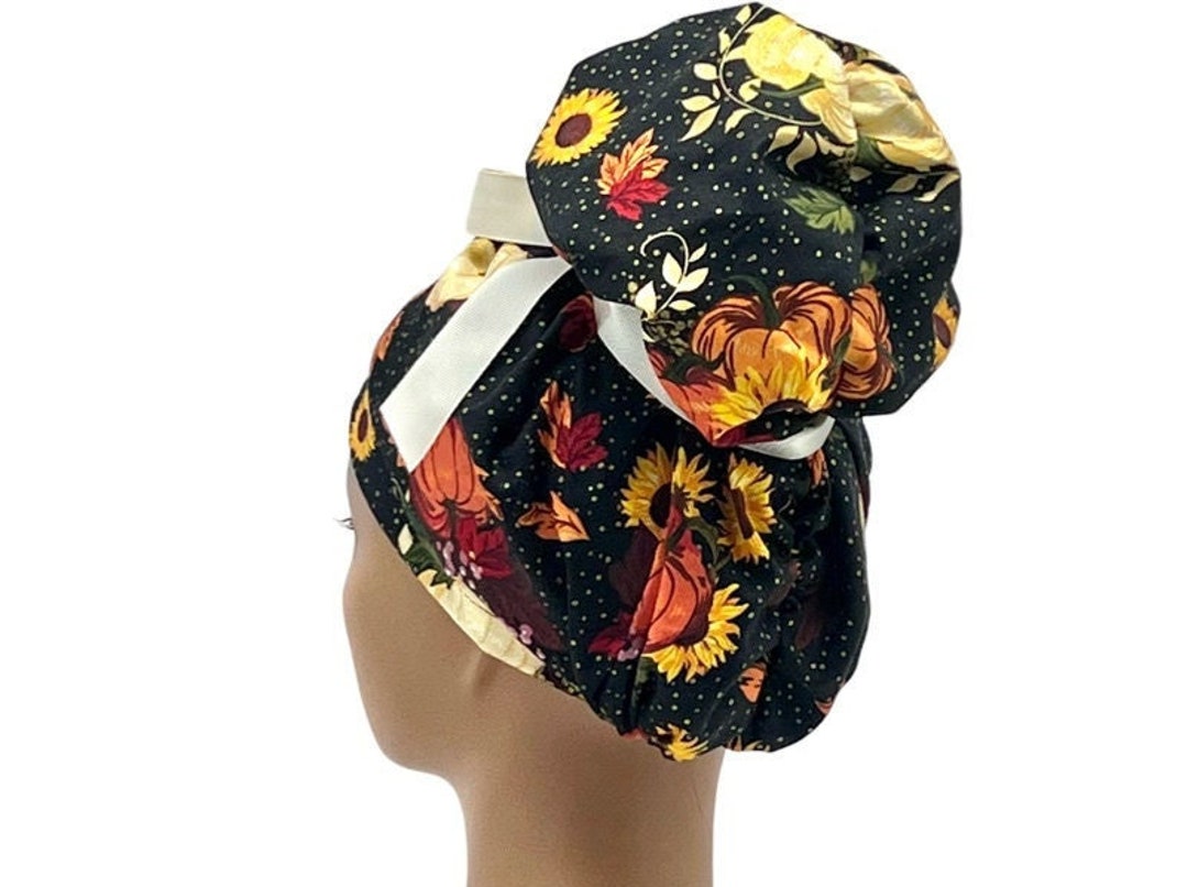 Emma High Bun Scrub Cap, Emma Scrub Cap, Ponytail Scrub Caps, Scrub Cap ...