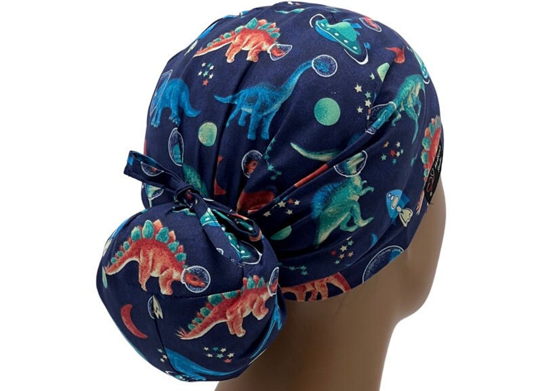 Dino Ava Ponytail Scrub Cap, Ava Ponytail Scrub Cap for Women, Ponytail ...