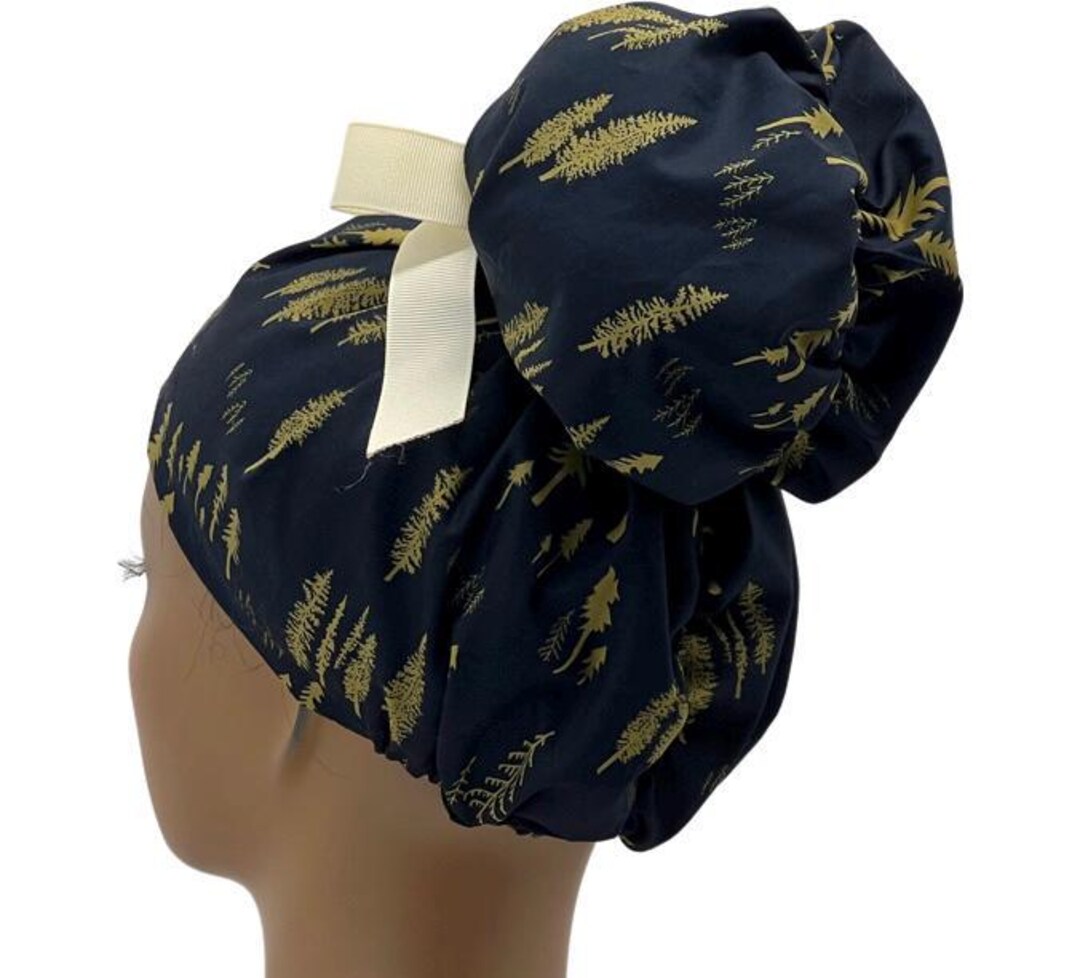 Emma High Bun Scrub Cap, Emma Scrub Cap, Ponytail Scrub Caps, Scrub Cap ...