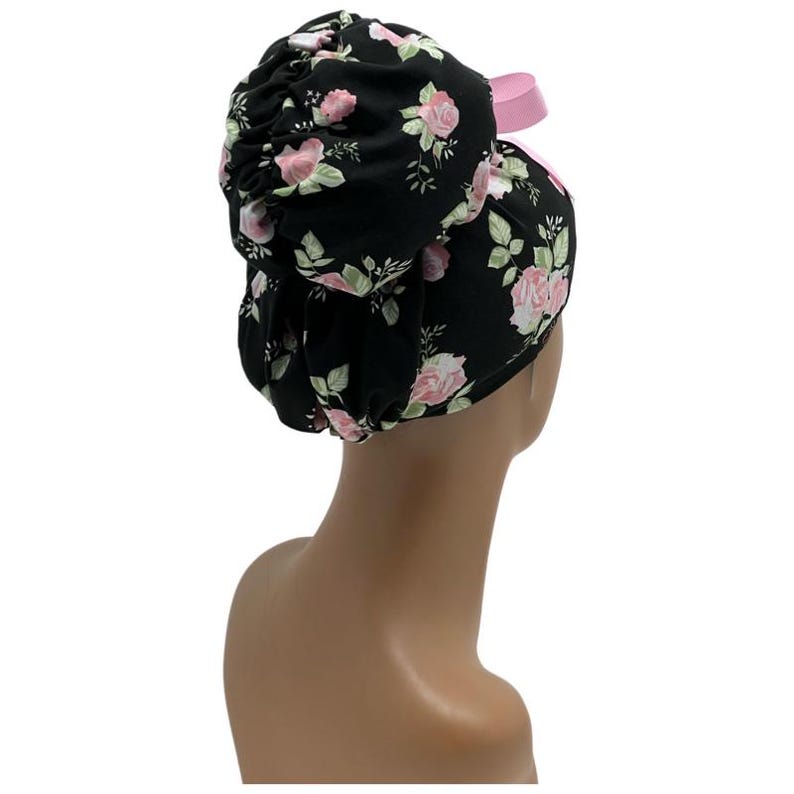 Stretch High Bun Scrub Cap,emma High Bun for Women, Ponytail Scrub Hat ...