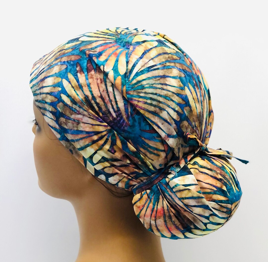 Ava Women Scrub Caps100%,made in Usa,doctors Cap,chemo Cap,vet Cap ...