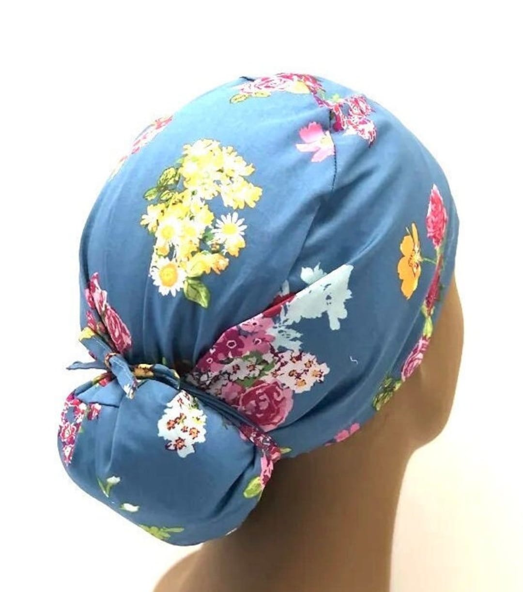 Ava Ponytail Women Scrub Caps,cotton Medical Cap,surgical Cap,doctor ...