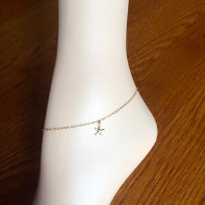 Sea Star Anklet-gold Filled Chain-summer Jewelry-sea Star Necklace-gold Star Bracelet-with Gift ...