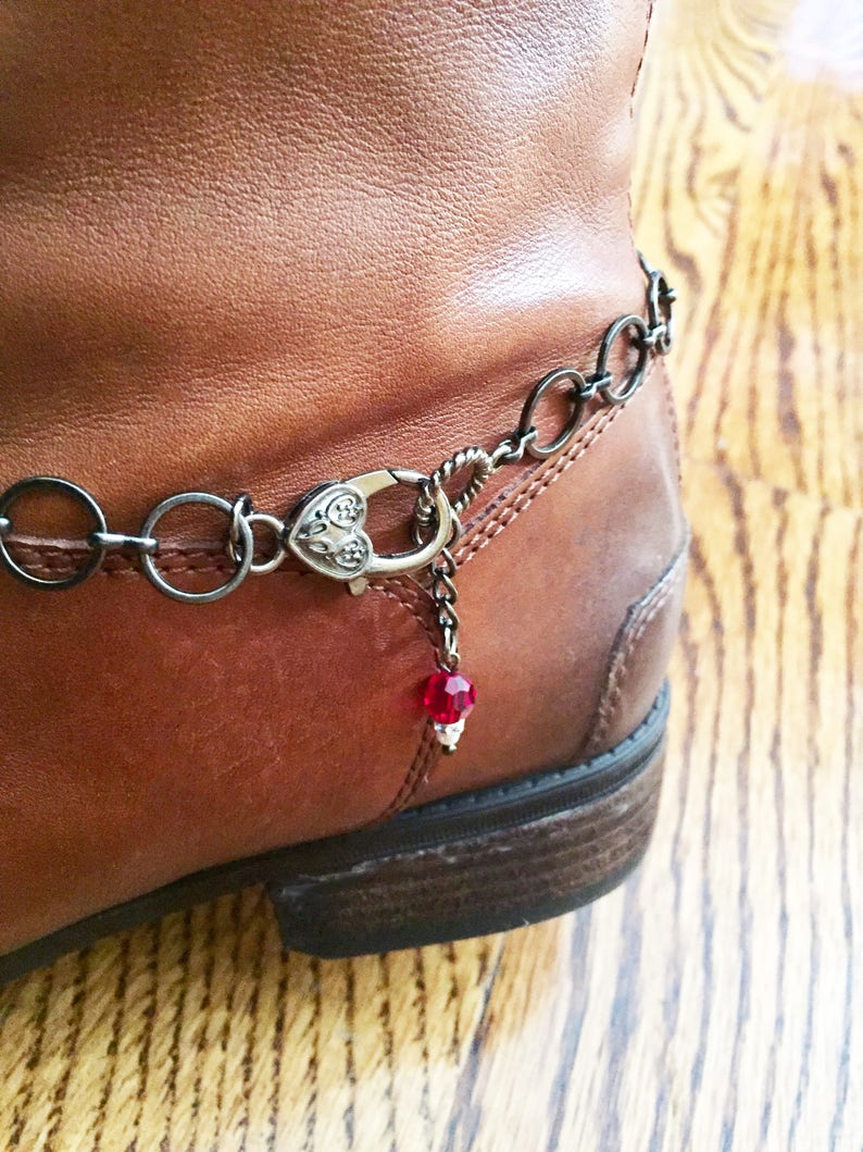 Triangle Boot Jewelry Geometric Boot Bling CZ Boot Anklet - Etsy
