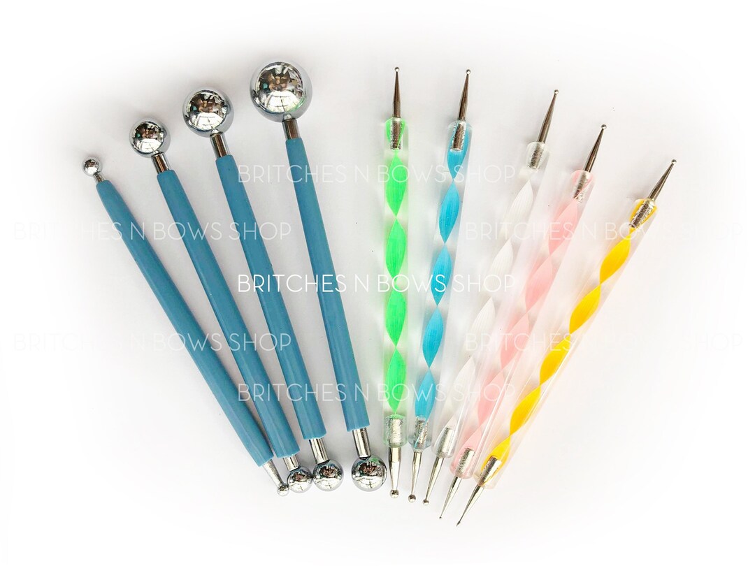Dot Tools BLUE Set || Used for Dot Paint Technique, 9 Tools ...