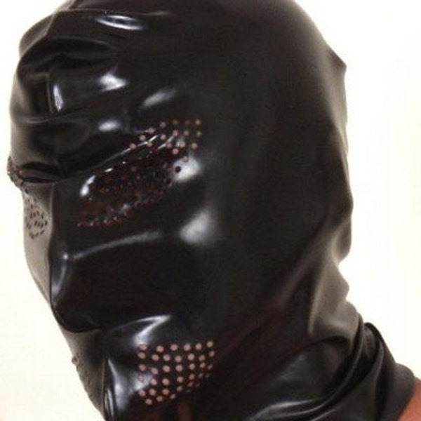 Perforated Latex Hood - Etsy