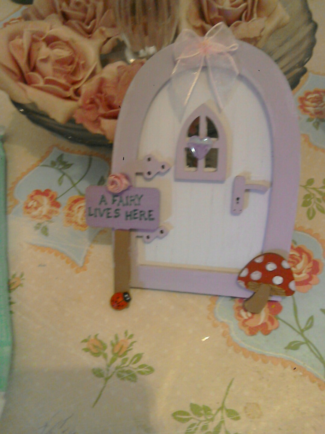 Gorgeous Fairy Door, Sign and Toadstool - Etsy