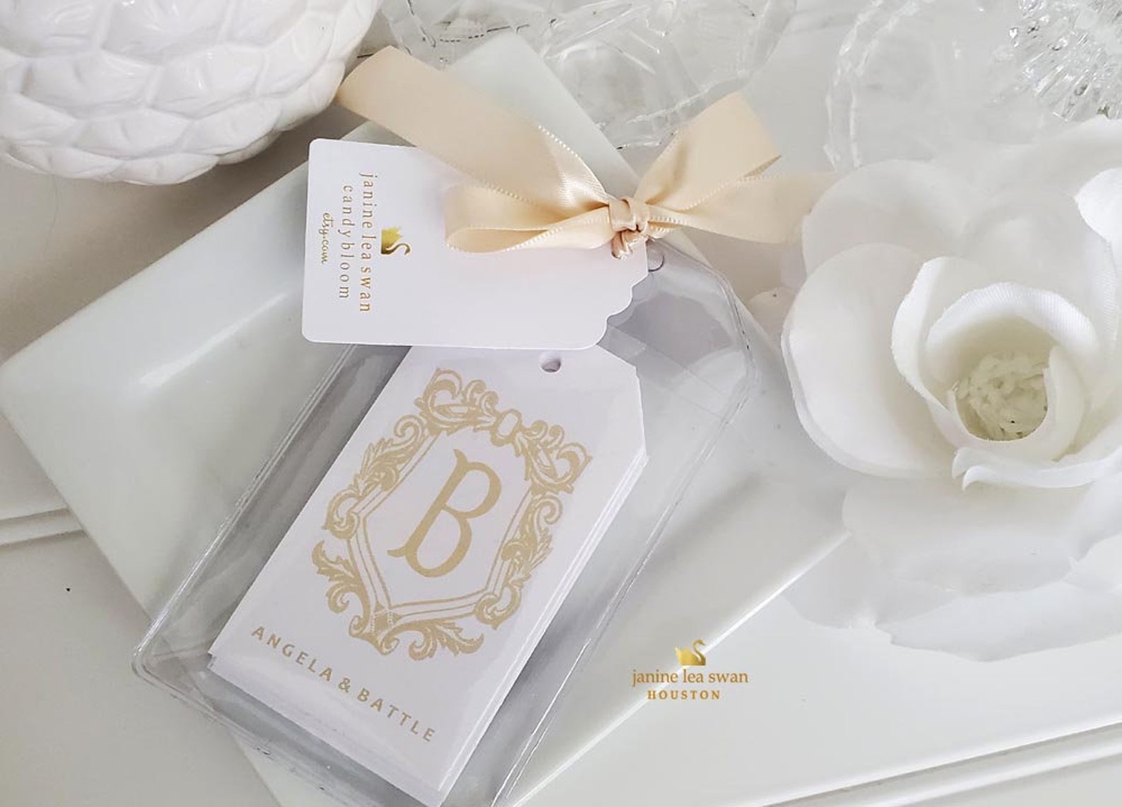 Monogram Gift Tags Personalized Gift Tags Gift Cards Custom Gift Tags ...