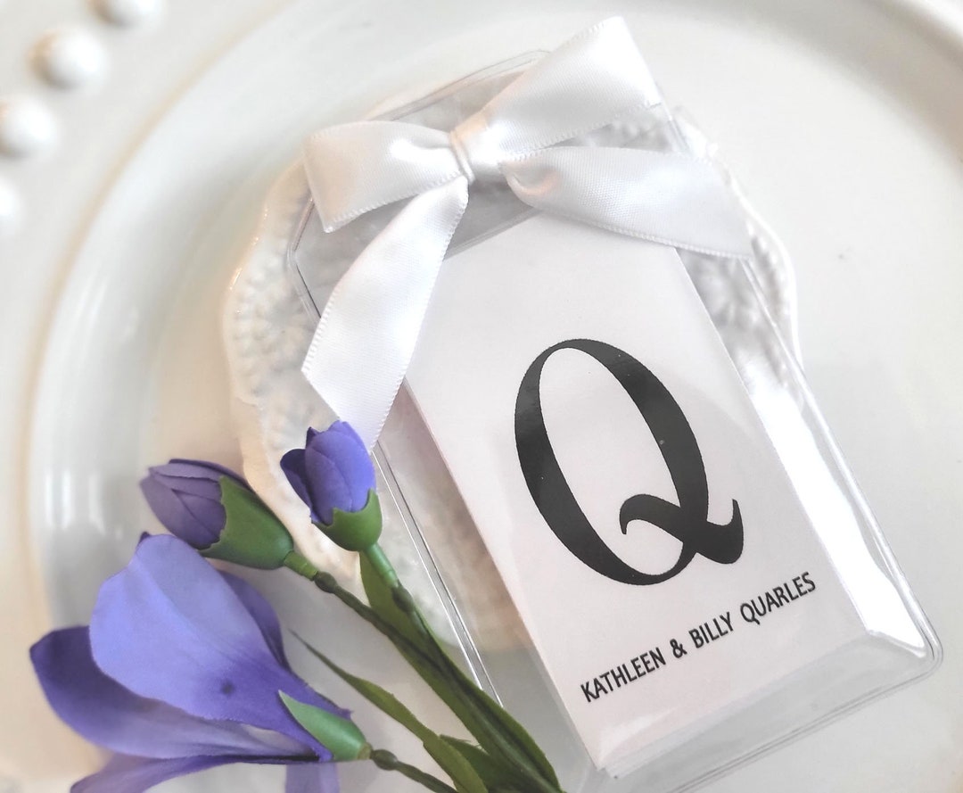 Monogram Gift Cards Unique Gift Tags Gift Cards Enclosure Cards ...