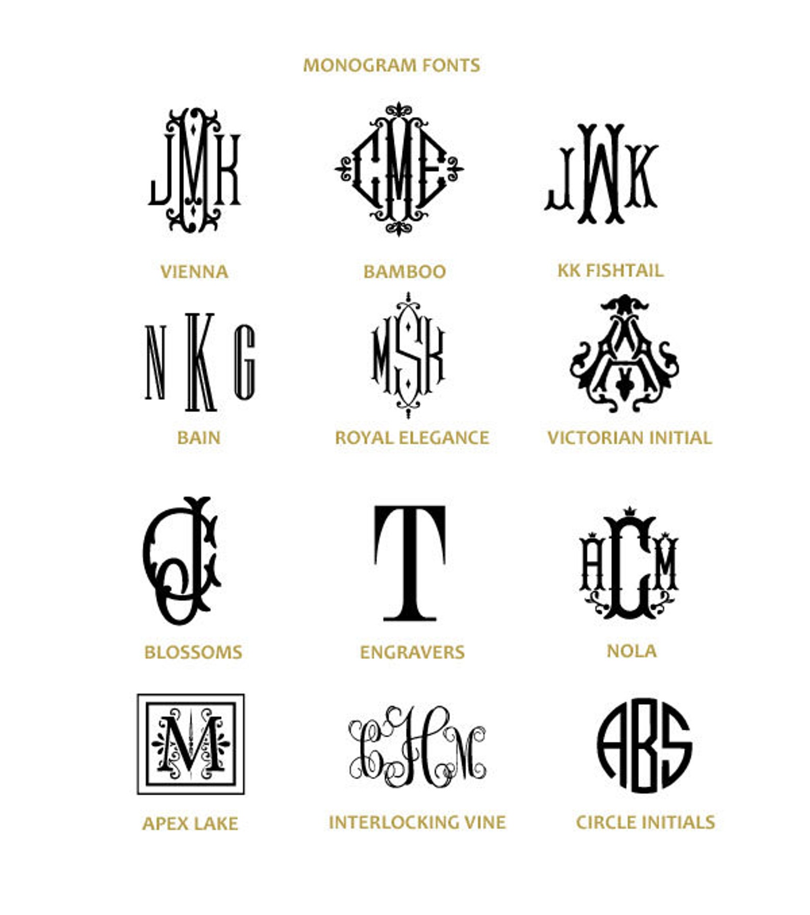 Monogram Gift Tags Couples Gift Tags Birthday Shower Wedding Gift Tags ...