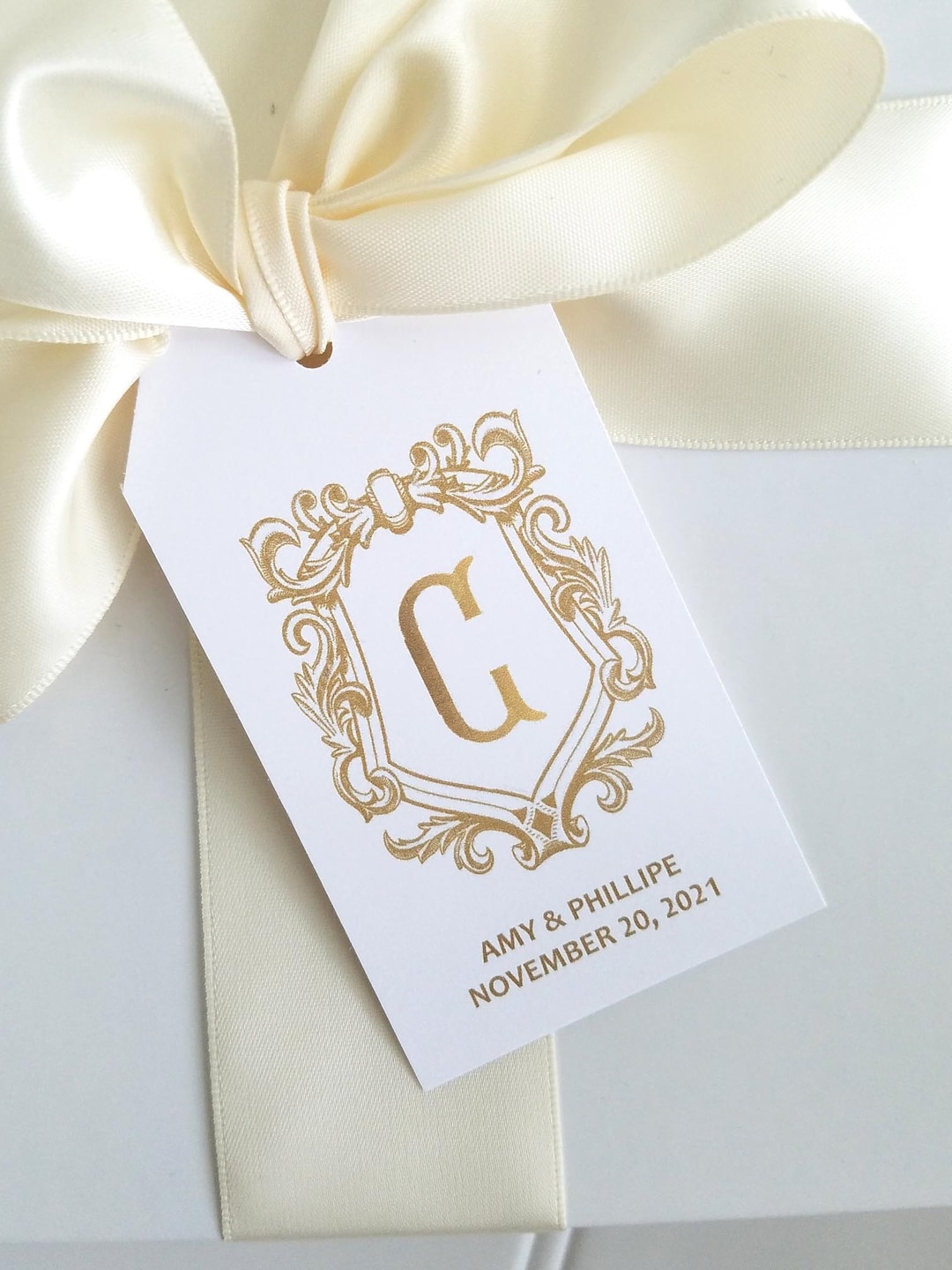 Gold Monogram Gift Cards Elegant Gift Tags Gift Cards Enclosures Gold ...