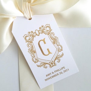 Gold Monogram Gift Cards Elegant Gift Tags Gift Cards Enclosures Gold ...