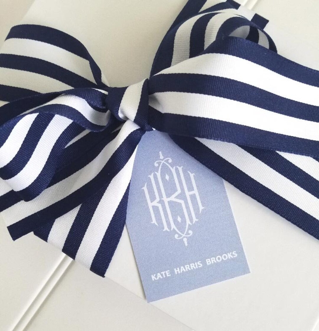 Monogram Gift Cards Monogram Tags Family Gift Tags Initials Gift Tags ...