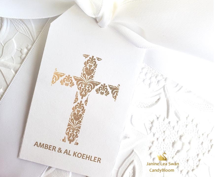 Religious Gift Tags Catholic Custom Gift Tags Christian Cross | Etsy