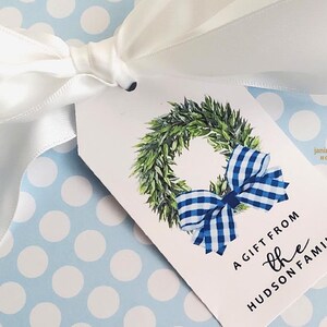 Wreath Note Cards Winter Cards Pack Notes Holiday Card Set Family Gift ...