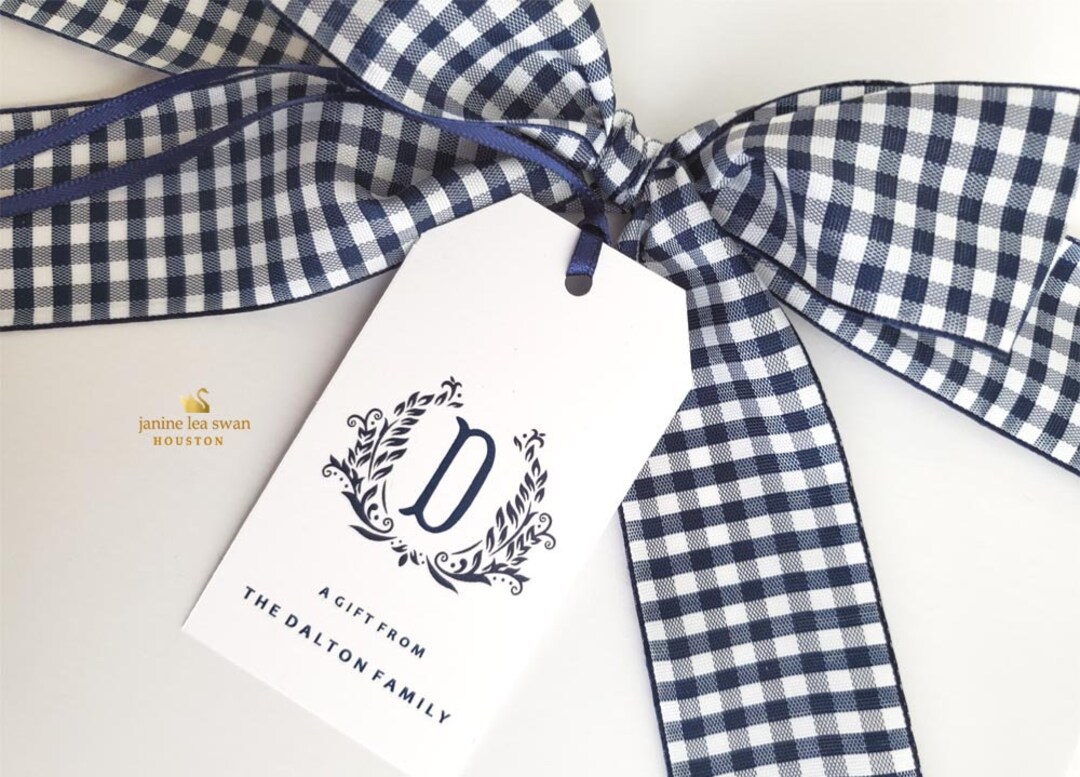 Monogram Gift Cards Unique Gift Tags Gift Cards Personalized Gift Tags ...