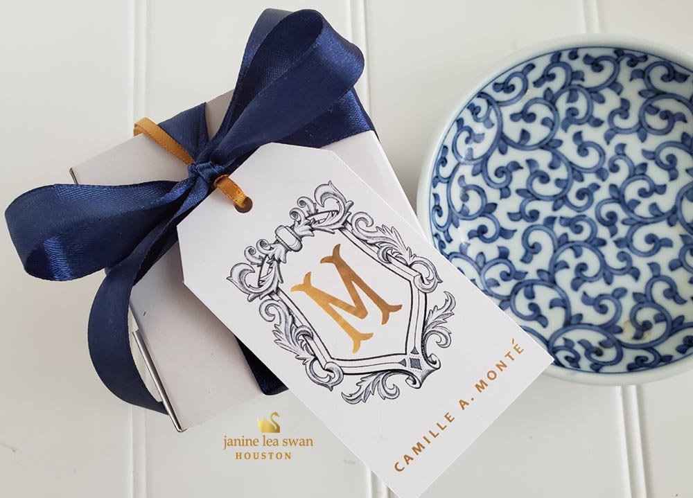 Monogram Gift Tags Personalized Gift Tags Gift Cards Custom Gift Tags ...