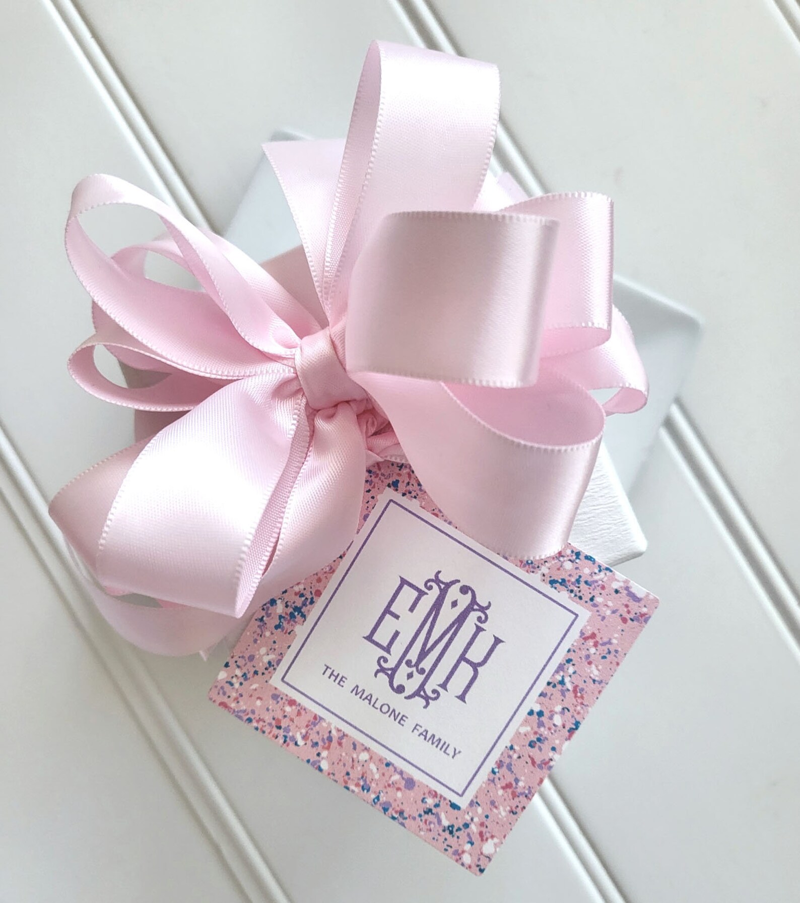 Monogram Gift Tags Couples Gift Tags Birthday Shower Wedding Gift Tags ...