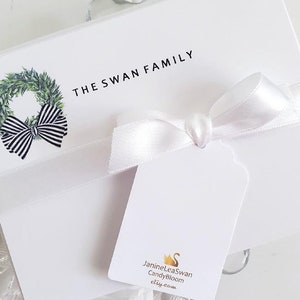 Wreath Note Cards Winter Cards Pack Notes Holiday Card Set Family Gift ...