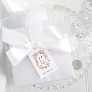 Gold Monogram Gift Cards Elegant Gift Tags Gift Cards Enclosures Gold ...