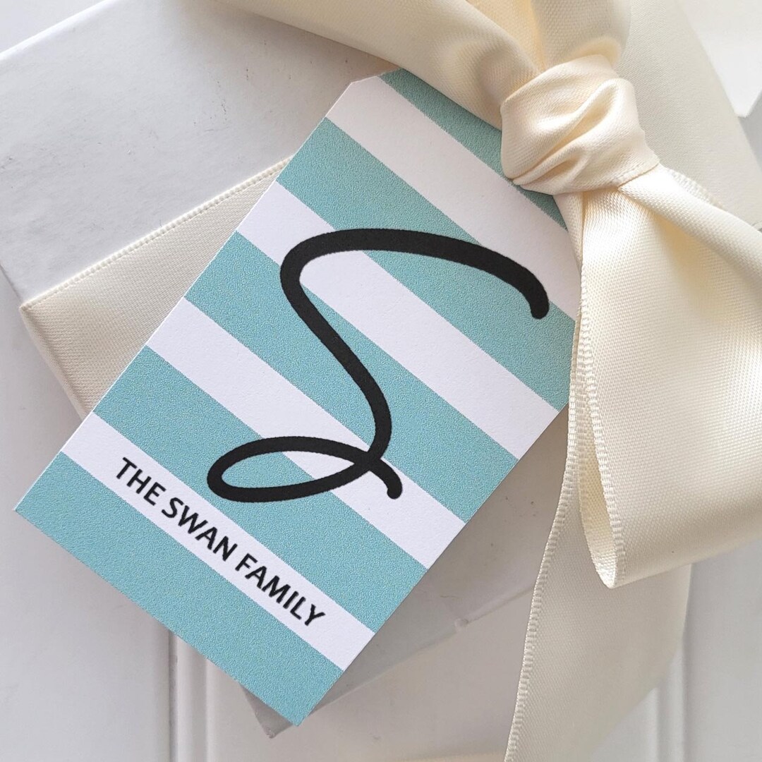 Personalized Gift Tags Hang Tags Initial Gift Tags Adult Gift Tags Kids ...