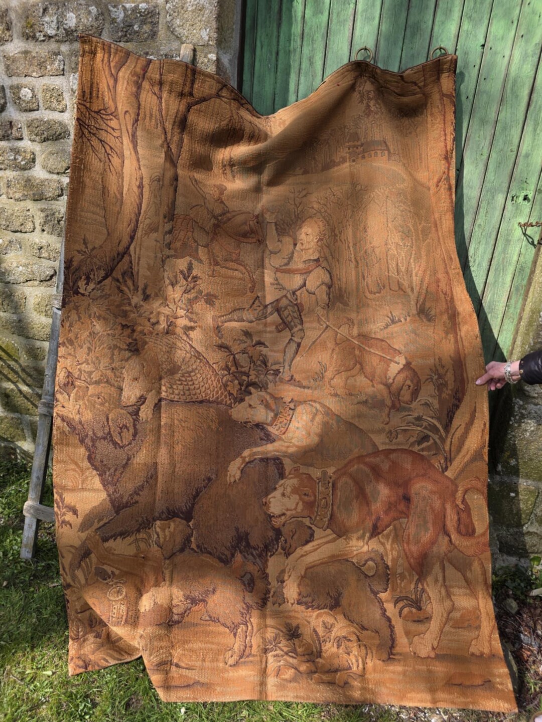 RARE 19thc Antique French-found German Medieval Hunts of Maximillian ...