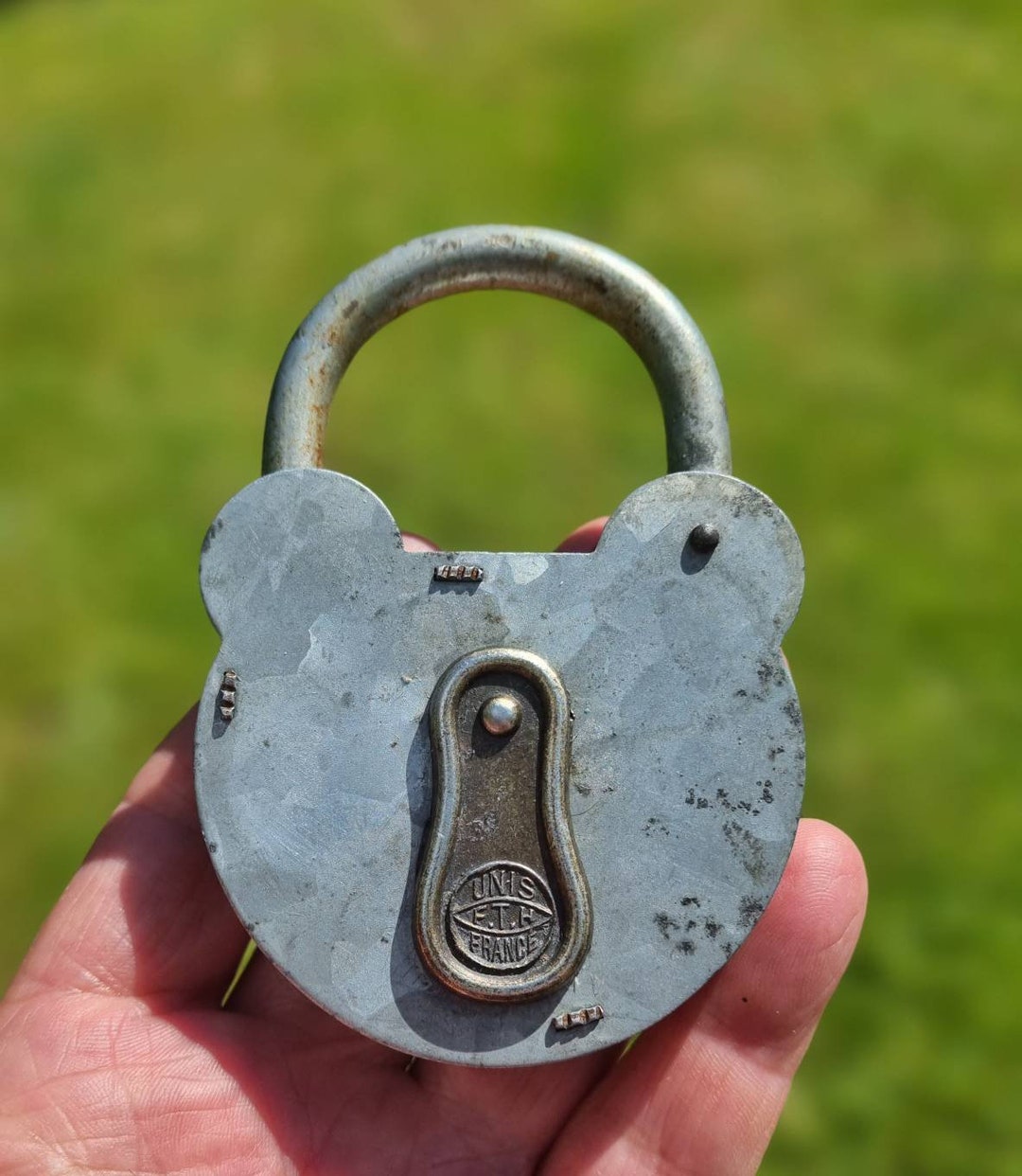 French Unis Silvered Metal Mickey Mouse Padlock C.1960's,with Original ...